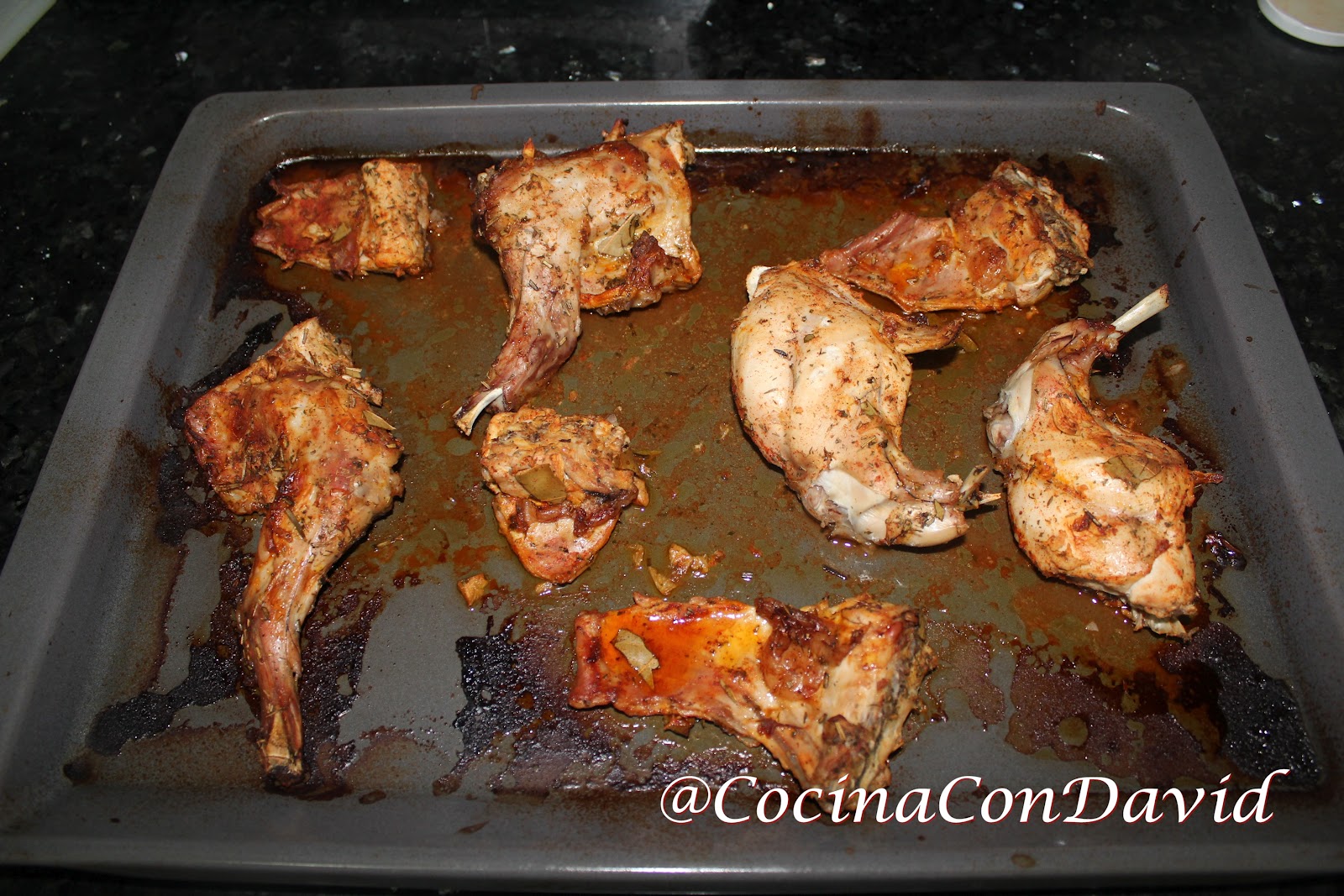 CocinaConDavid: Conejo asado