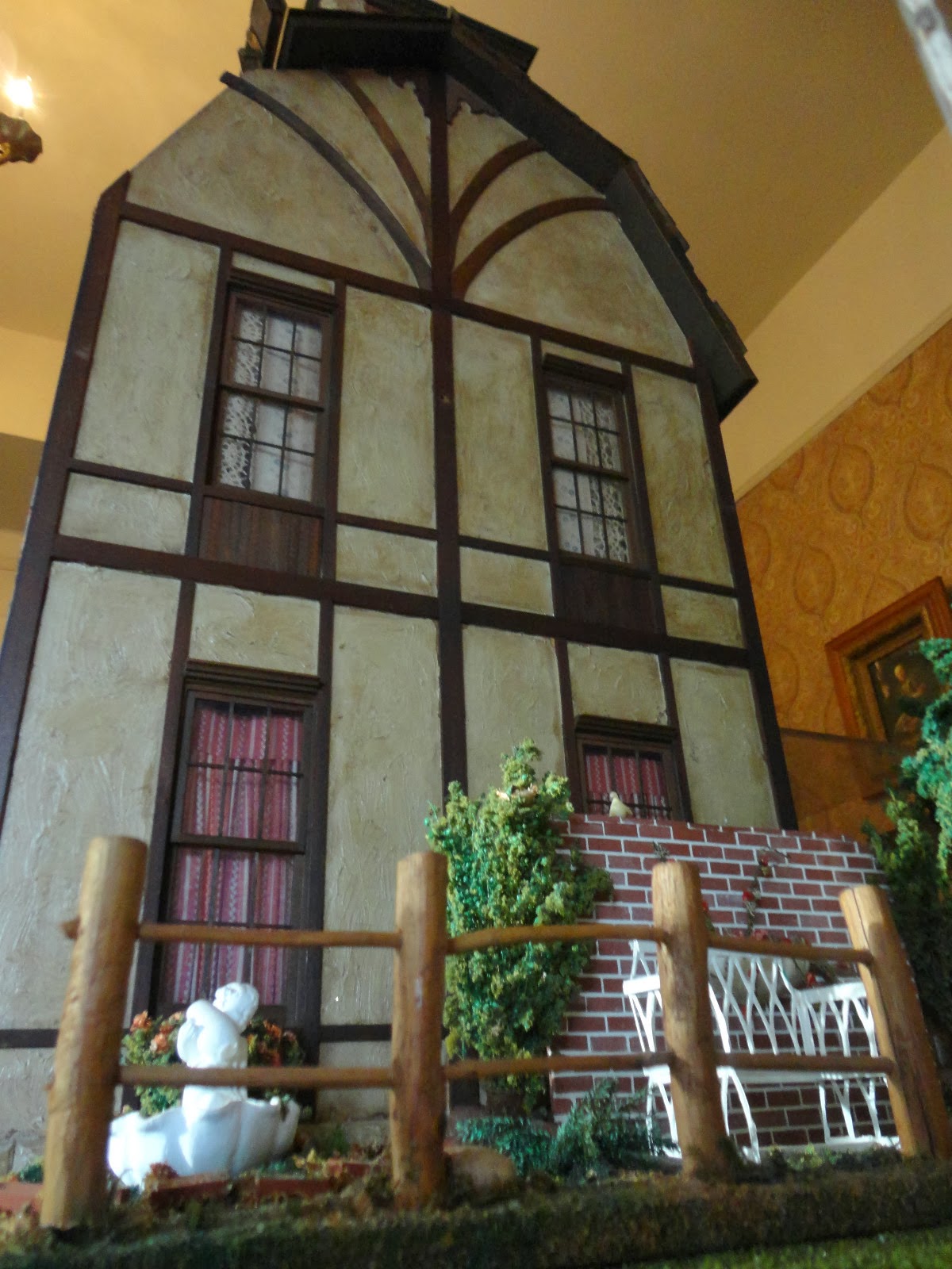 My Dream Dollhouse: "English Hunting Lodge" ~ Artist Bonnie Broel