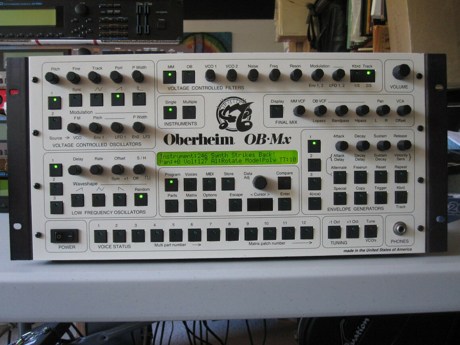 MATRIXSYNTH: Oberheim OB-MX SN MX001375