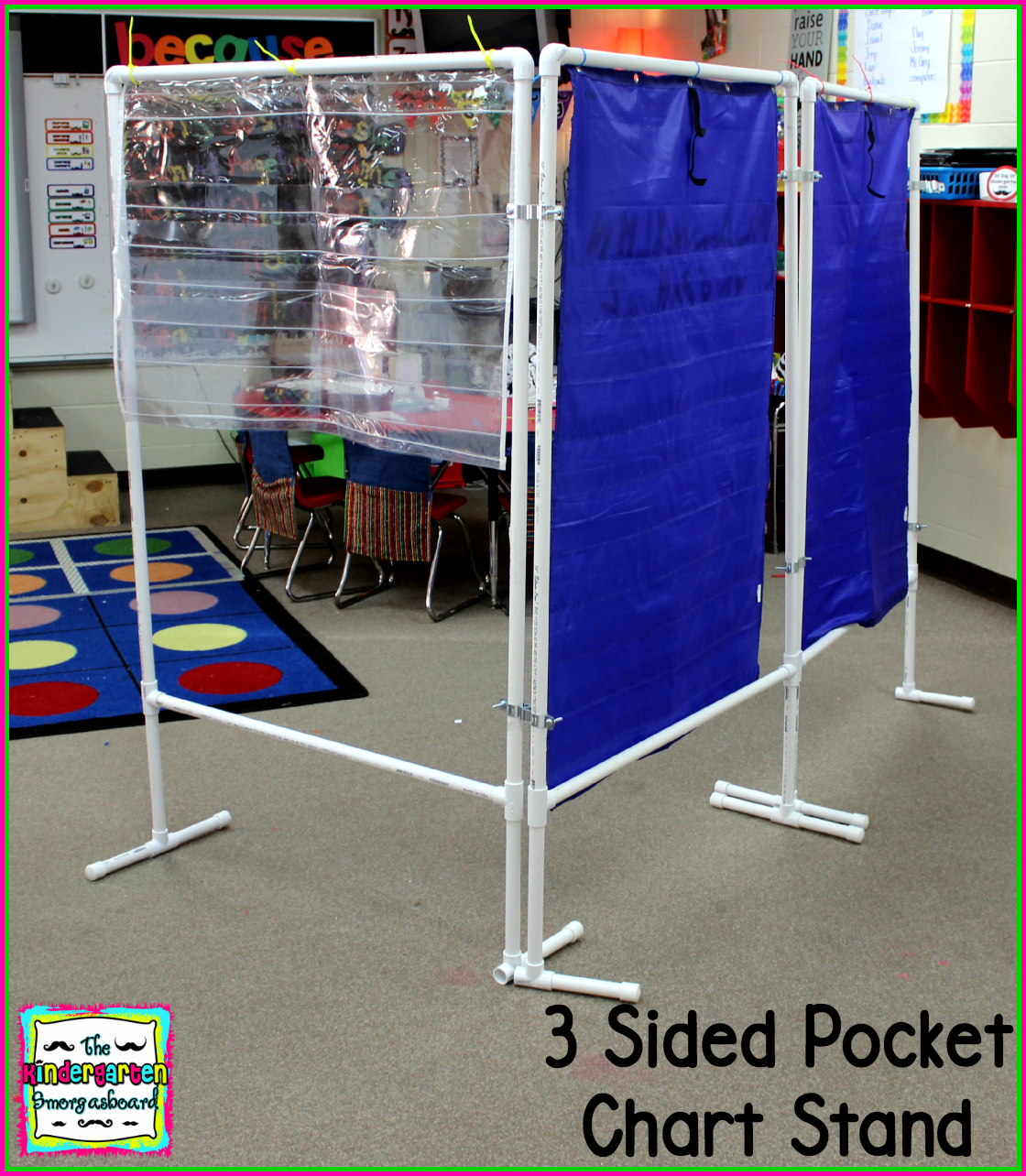 A Kindergarten Smorgasboard DIY 3 Sided Pocket Chart Stand | Smedley's ...