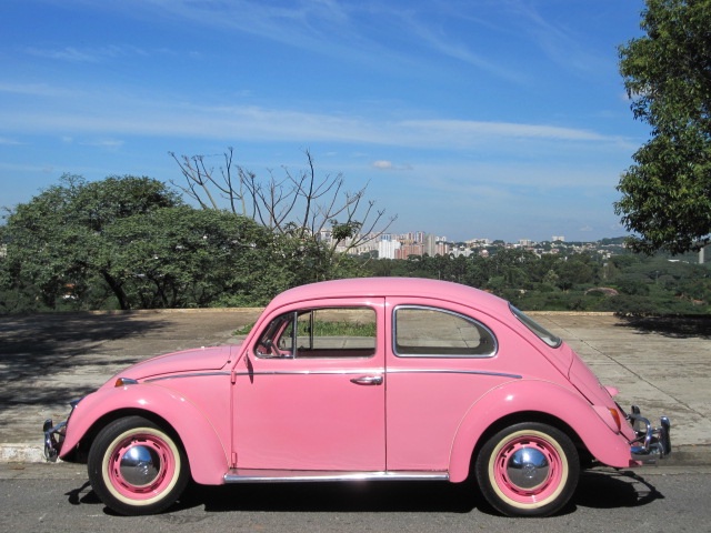 fusca rosa à venda