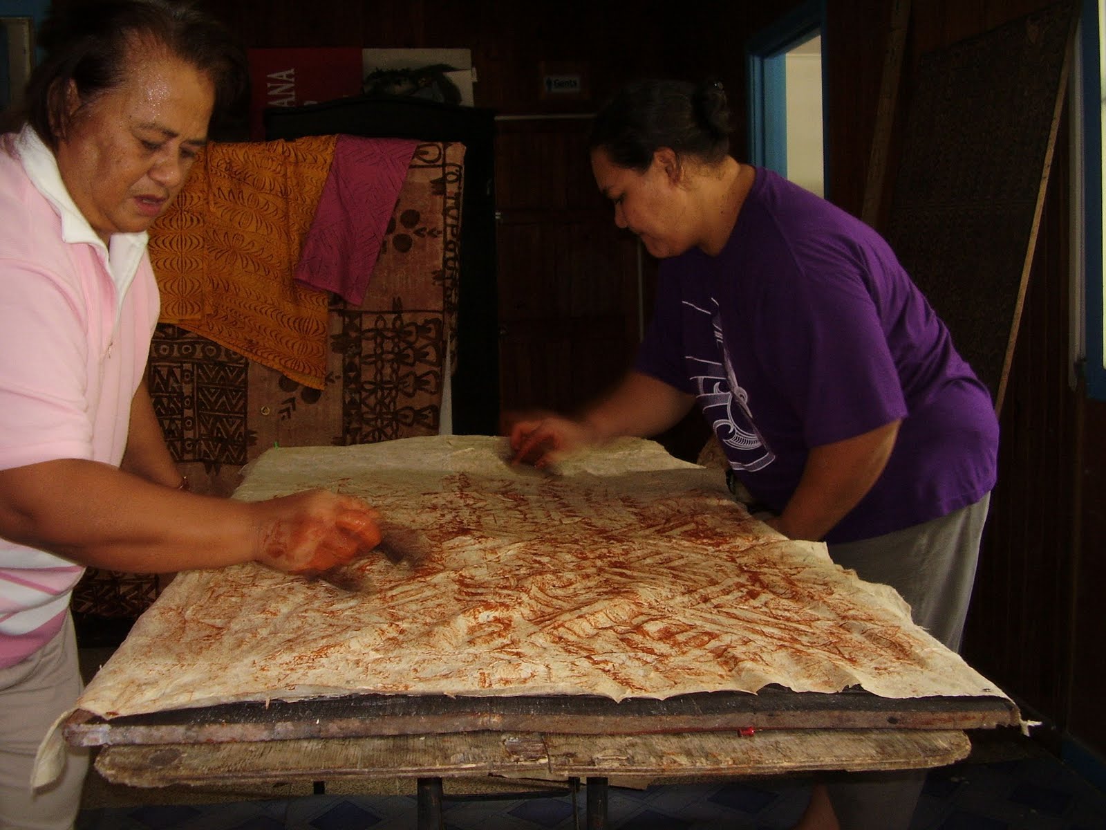 Two for Tonga: Tapa cloth