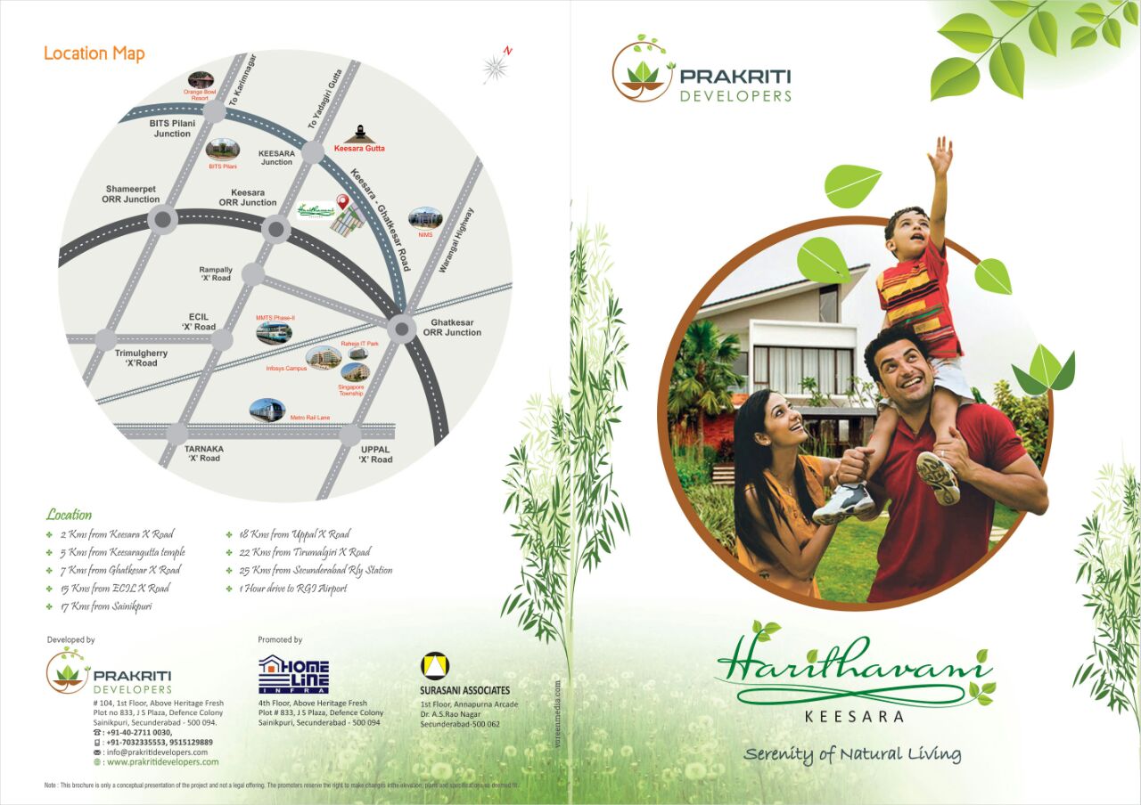 HMDA Approved layout - 2 Kms from Keesara X Road