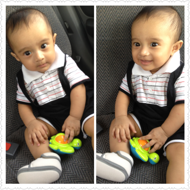 Dah semakin besar anakanda Rayyan Darwish - Ardini Humaira