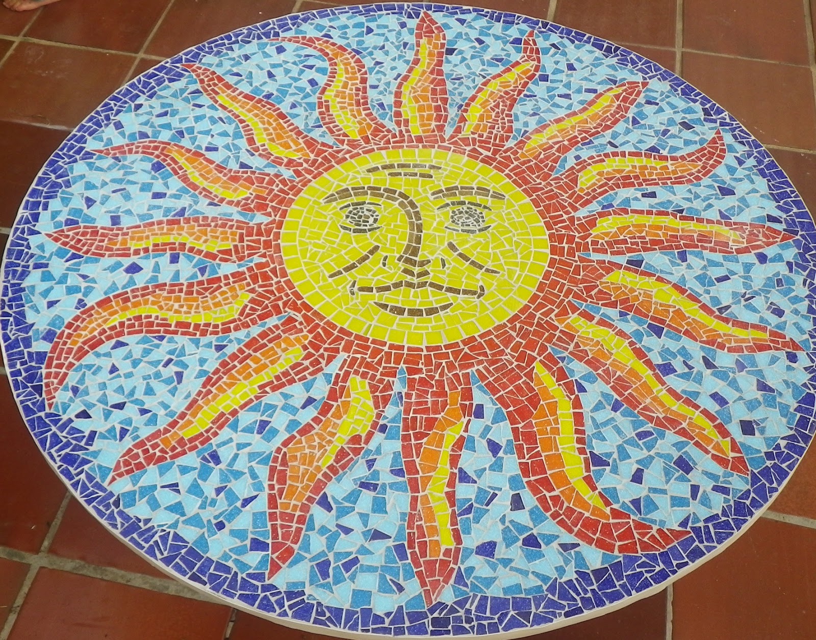 Trabalhos em Mosaico: Mesa Sol