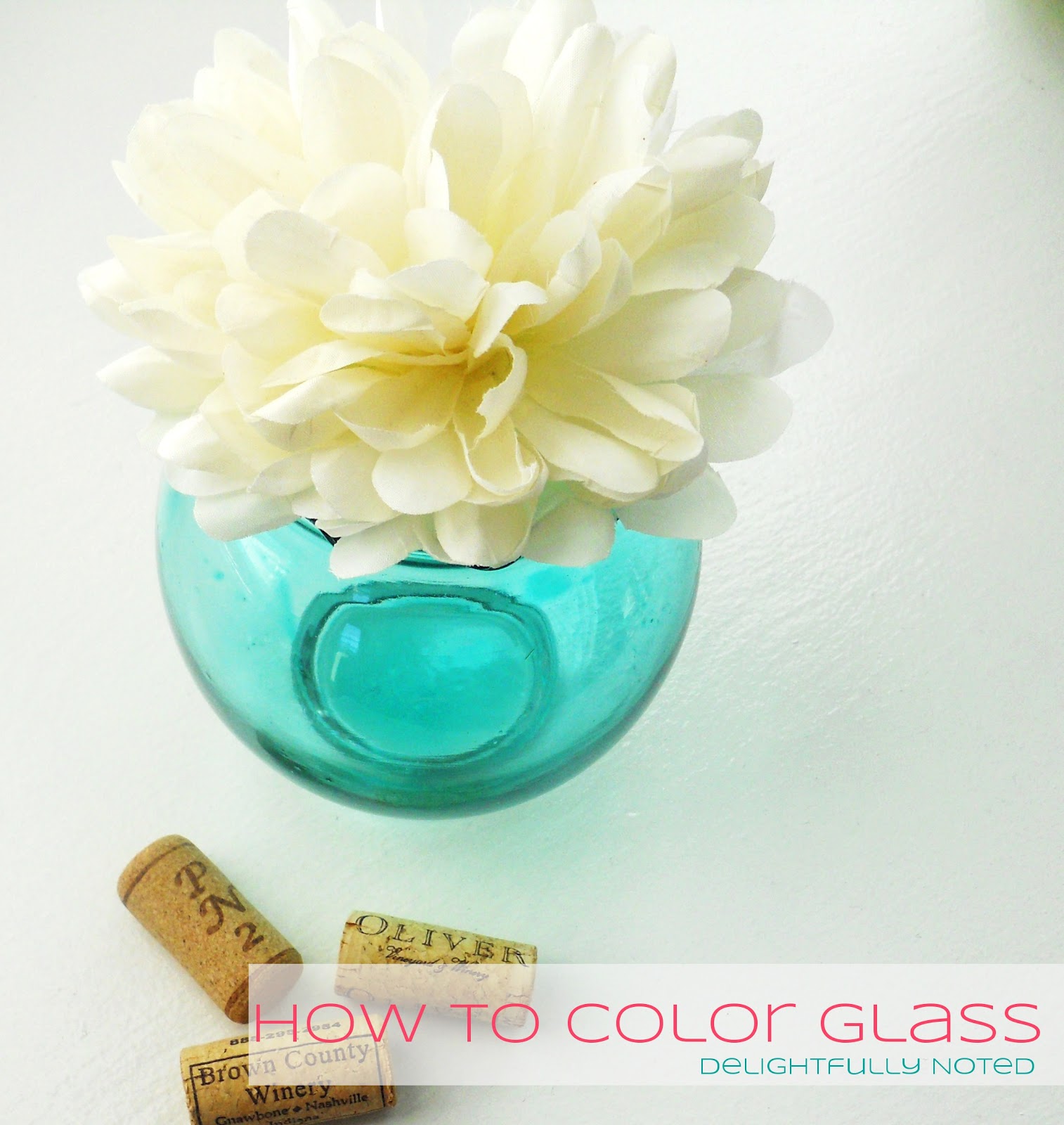 AllThingsNew: How to Color Glass {DIY GUEST POST}