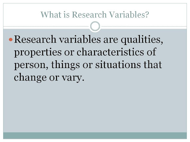 Research Variables-characteristics-Types - Health with Hamdani