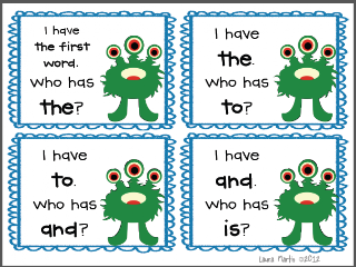 Classroom Freebies Too: Monster Sight Words