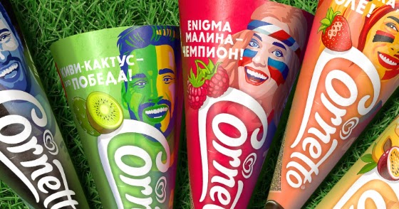 Cornetto Ice Cream - FIFA World Cup 2018 on Packaging of the World ...