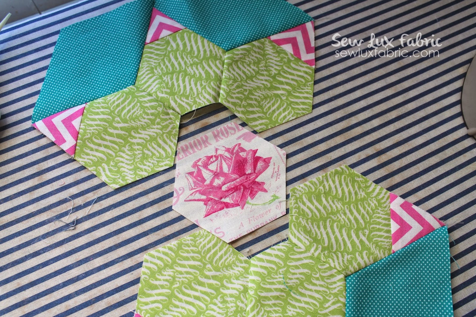 Sew Lux Fabric : Blog: Smitten Quilt Along : Large Block Two