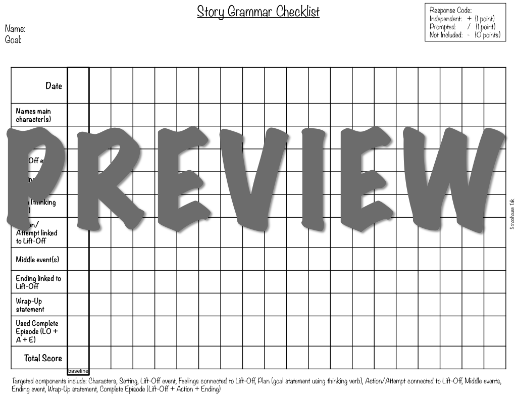 Schoolhouse Talk!: Using Rubrics to Track Speech Therapy Data