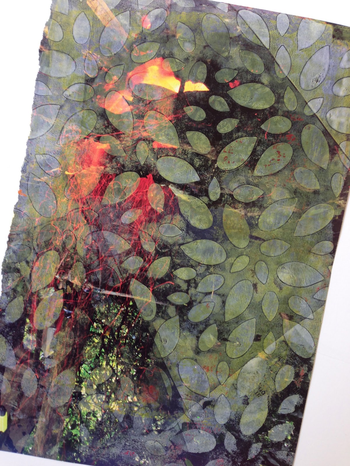 Playing With Paint: GELLI PRINTING ON MAGAZINE PAGES