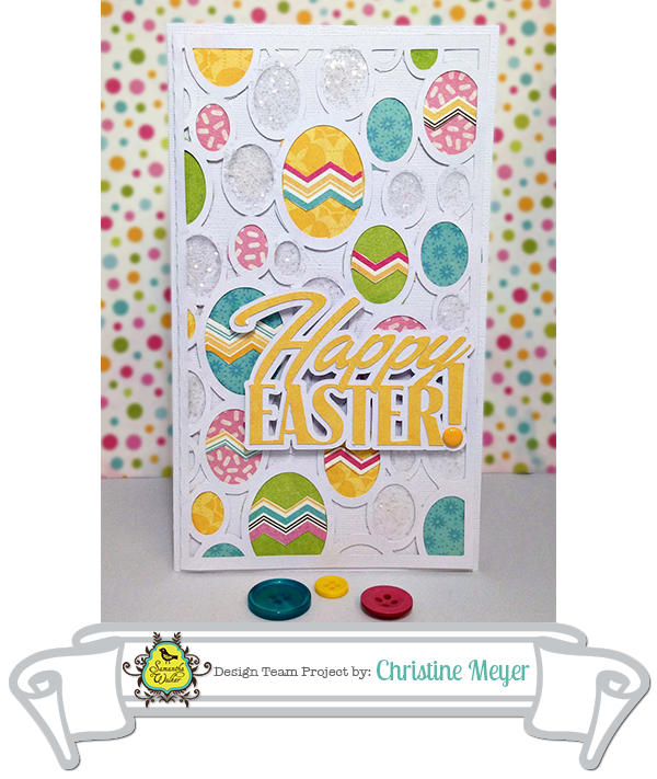 Samantha Walker's Imaginary World: Easter Card Tutorial by Christine