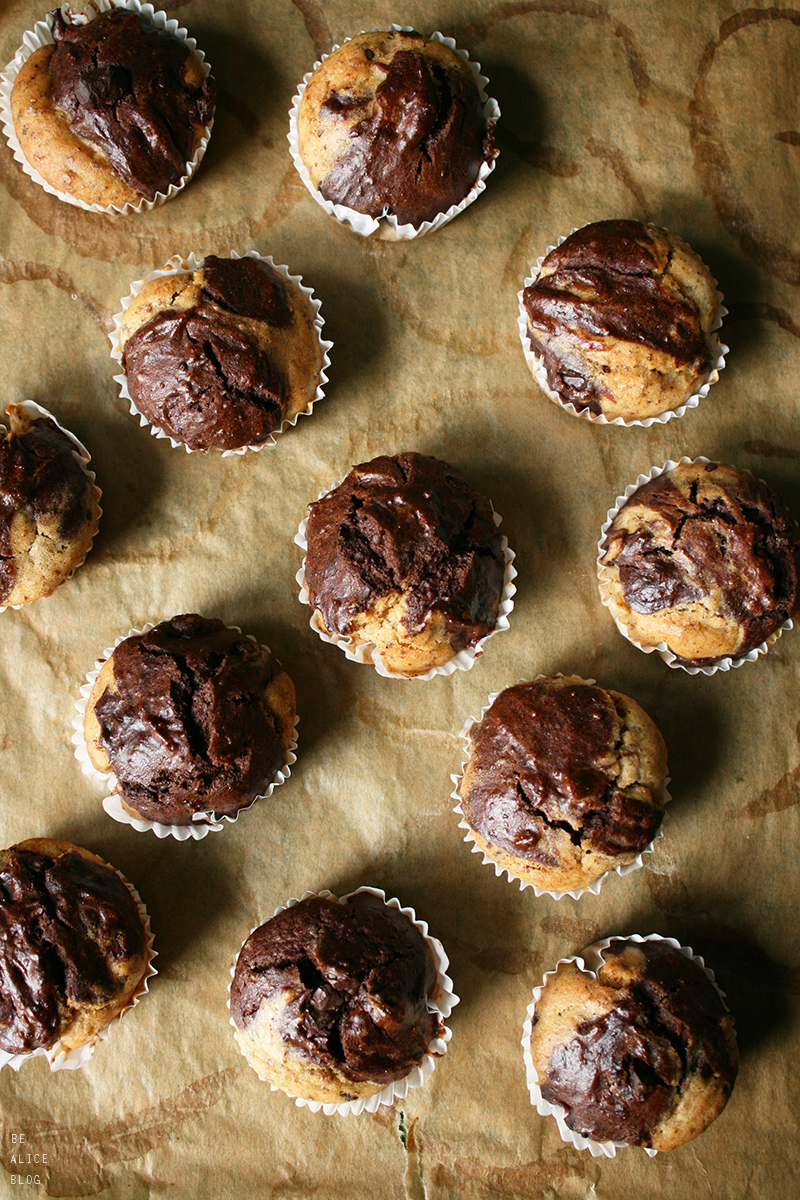 Easy Vegan Marble Muffins | Homestead Herbs & Healing | holistic living