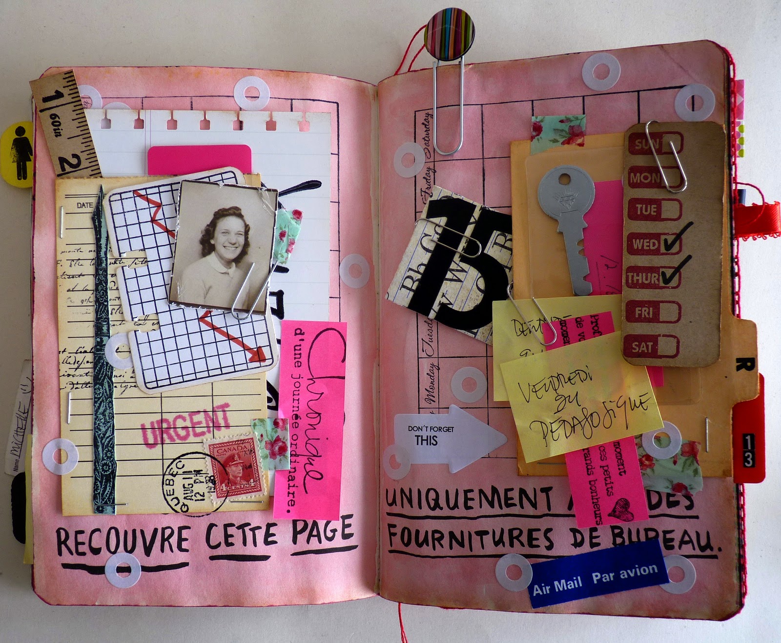Wood And Fabric: Saccage ce carnet...gentiment!