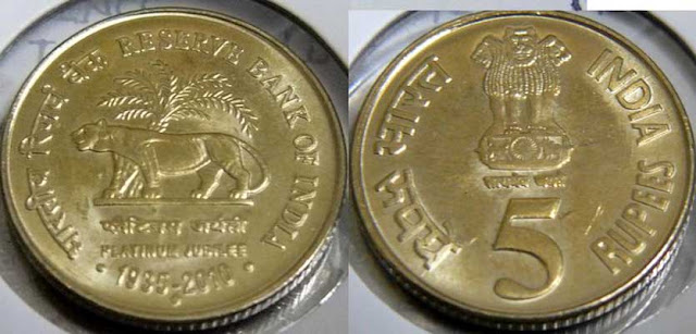 coin for sale: 5 RUPEES CIRCULATING COMMEMORATIVE COINS ISSUED IN INDIA