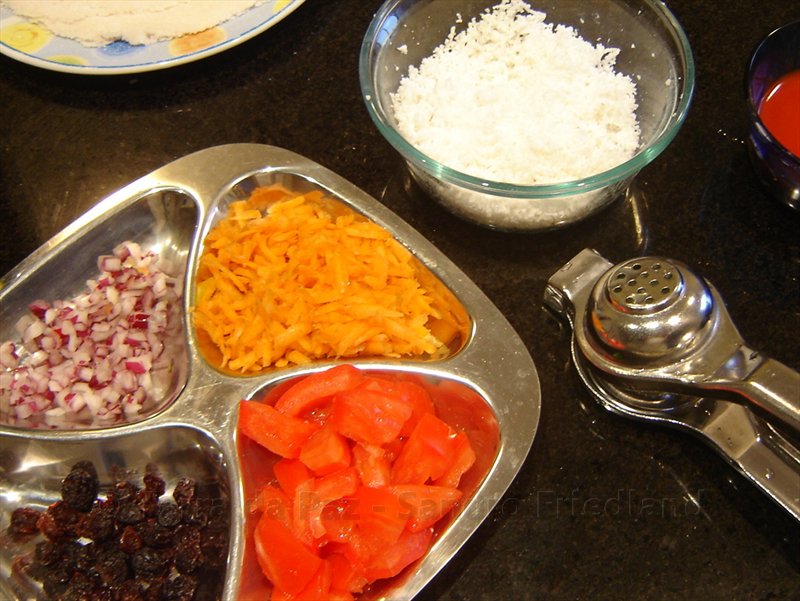 Caldeirão dos Aromas: Tapioca colorida viva