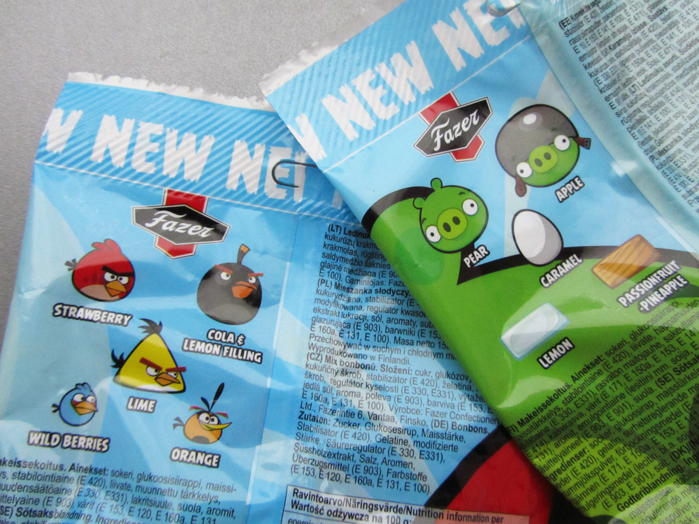 Karkkiblogi: Fazer Angry Birds