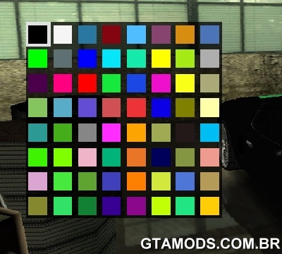 GTA MODS - Novas Cores dos Carros para GTA San Andreas