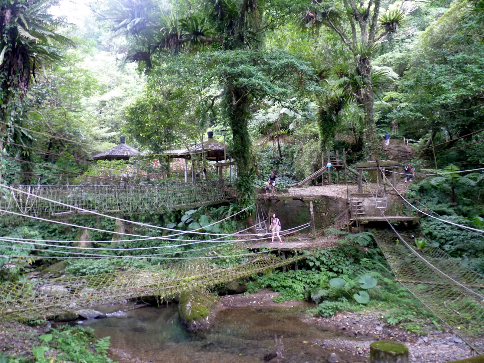 Eliza & Justin Abroad: Wulai River Swimming & Jungle Obstacle Course