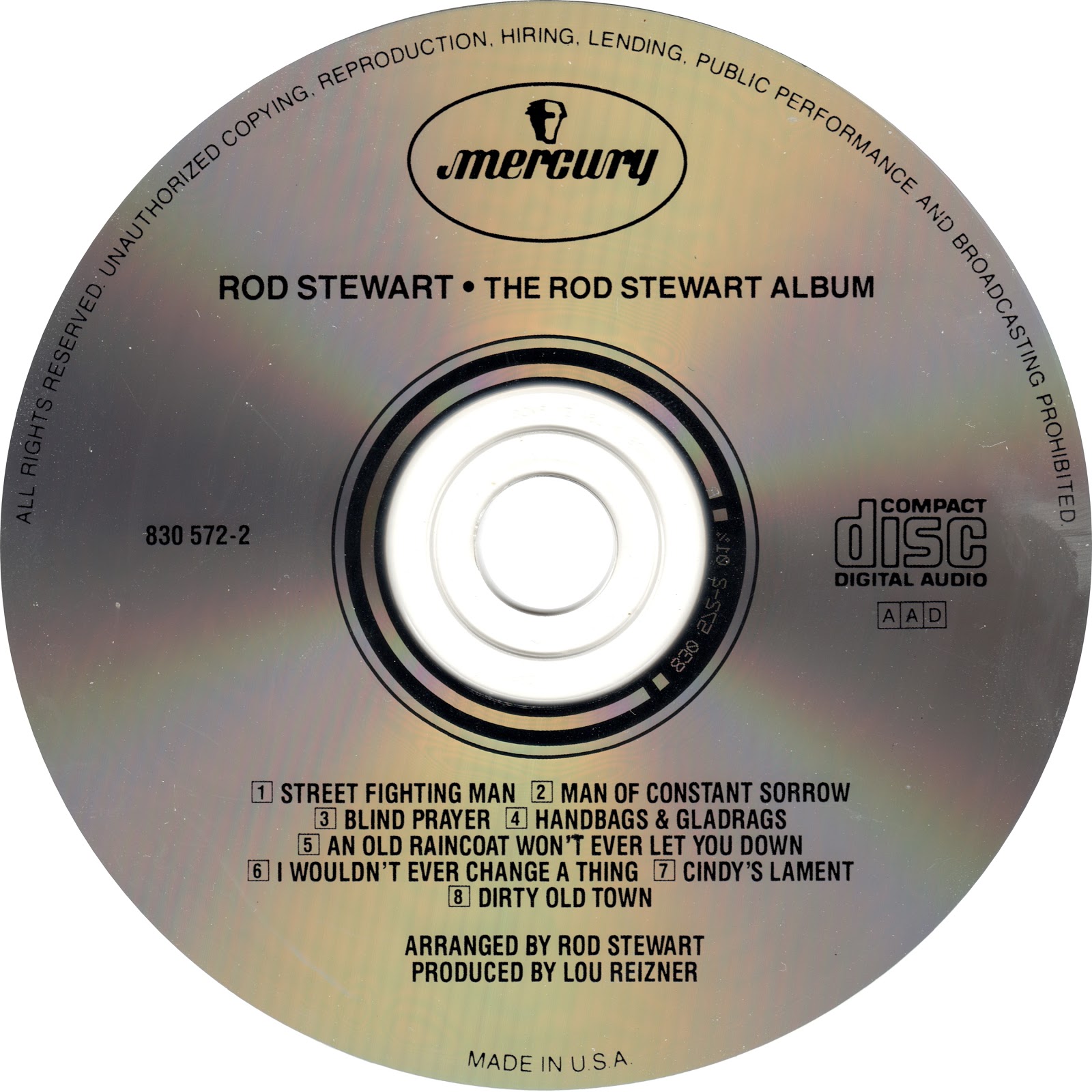 1969 The Rod Stewart Album - Rod Stewart - Rockronología