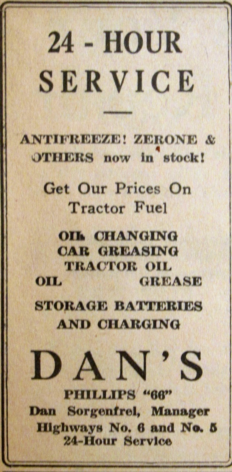 Sutton Nebraska Museum: 1944 Newspaper Ads