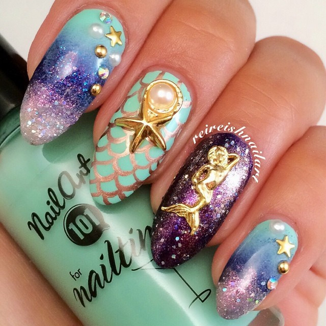 Mermaid-Inspired Manicures, You'll Want To Dive In and Try!