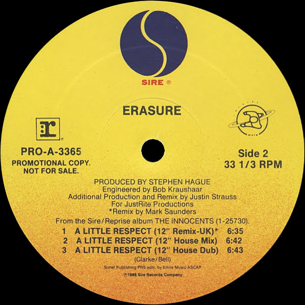 80sMusicReMixes: A Little Respect (12" Remix UK) – Erasure