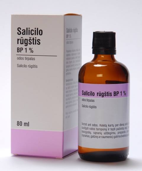Grožio apžvalgos: Salicilo rūgštis