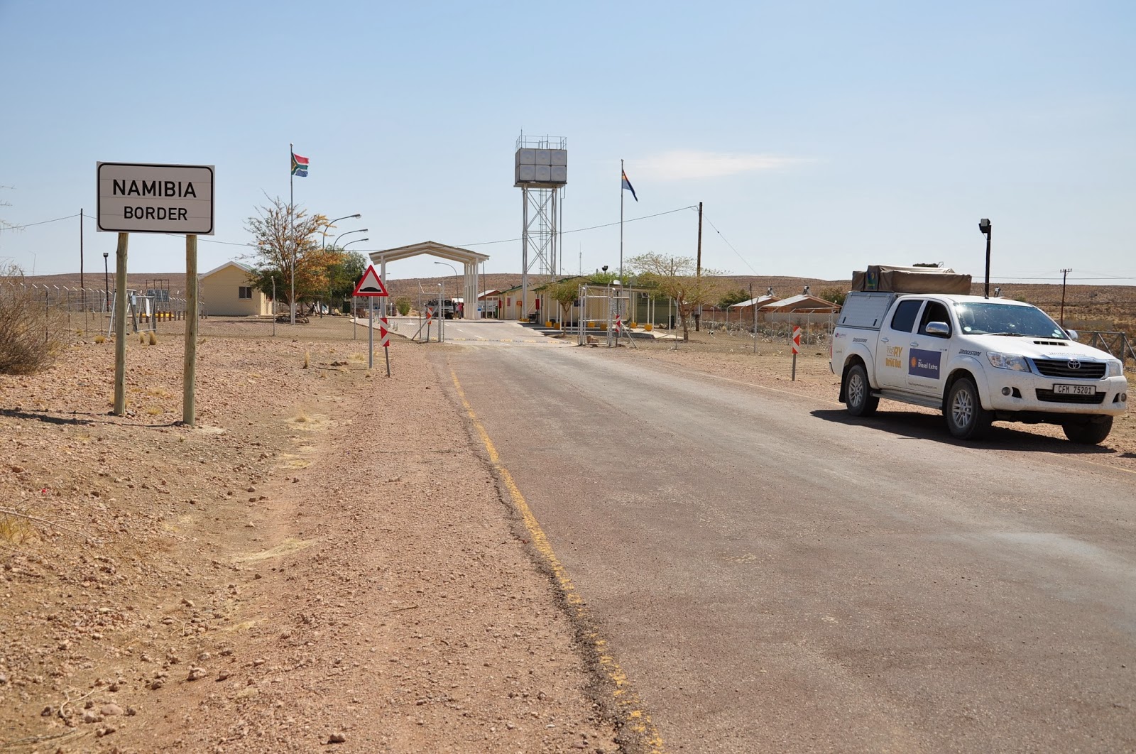 SA Grensposte - SA Ports of Entry: Rietfontein grenspos - Mier wereld