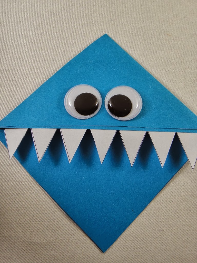 Ines Felix - Kreatives zum Nachmachen: Monsterecken Lesezeichen