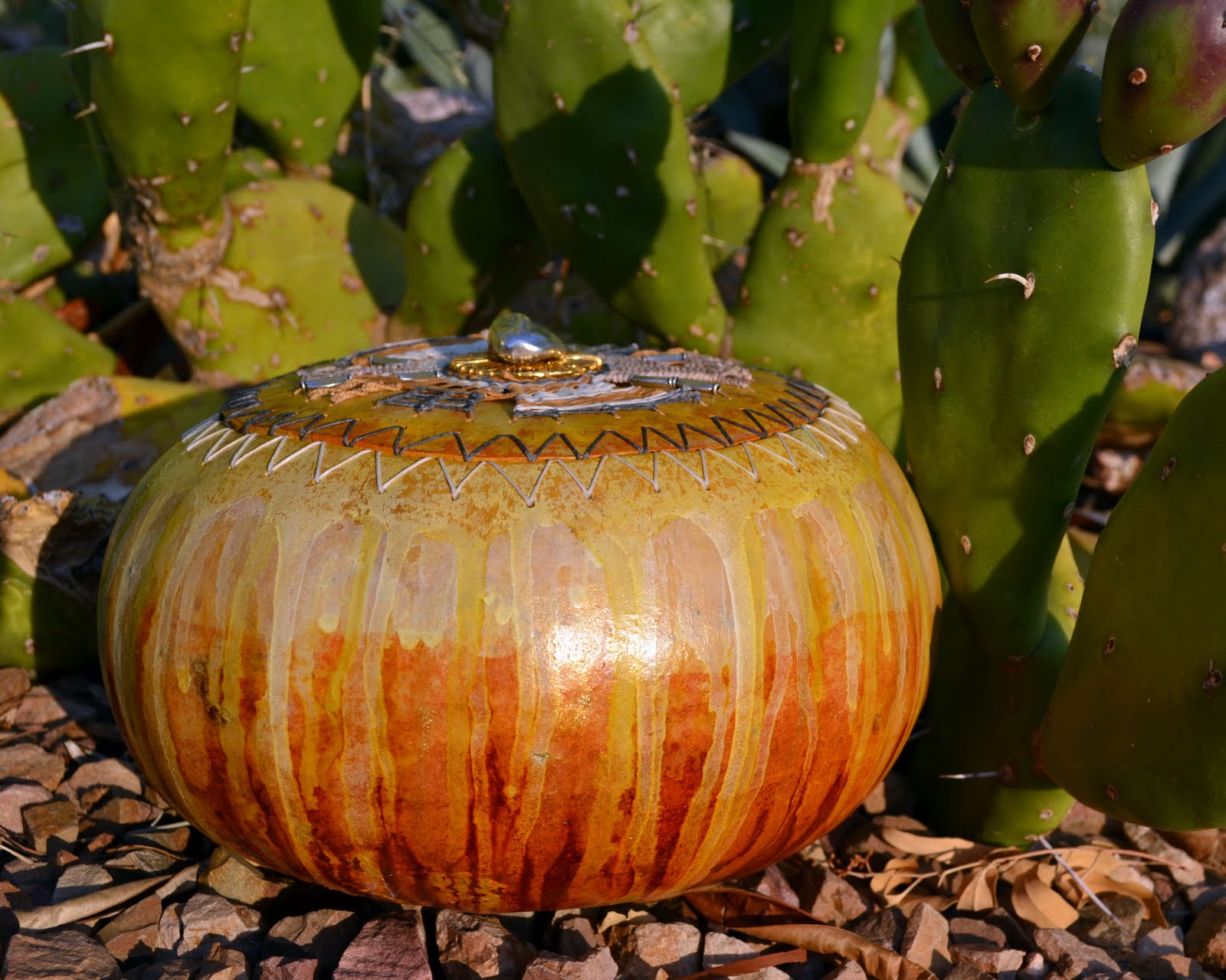 Tangible Daydreams: The finished gourd