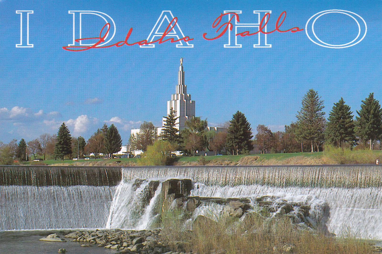 Fun With Photoshop - A Scenic Postcard from Idaho Falls | My Own ...
