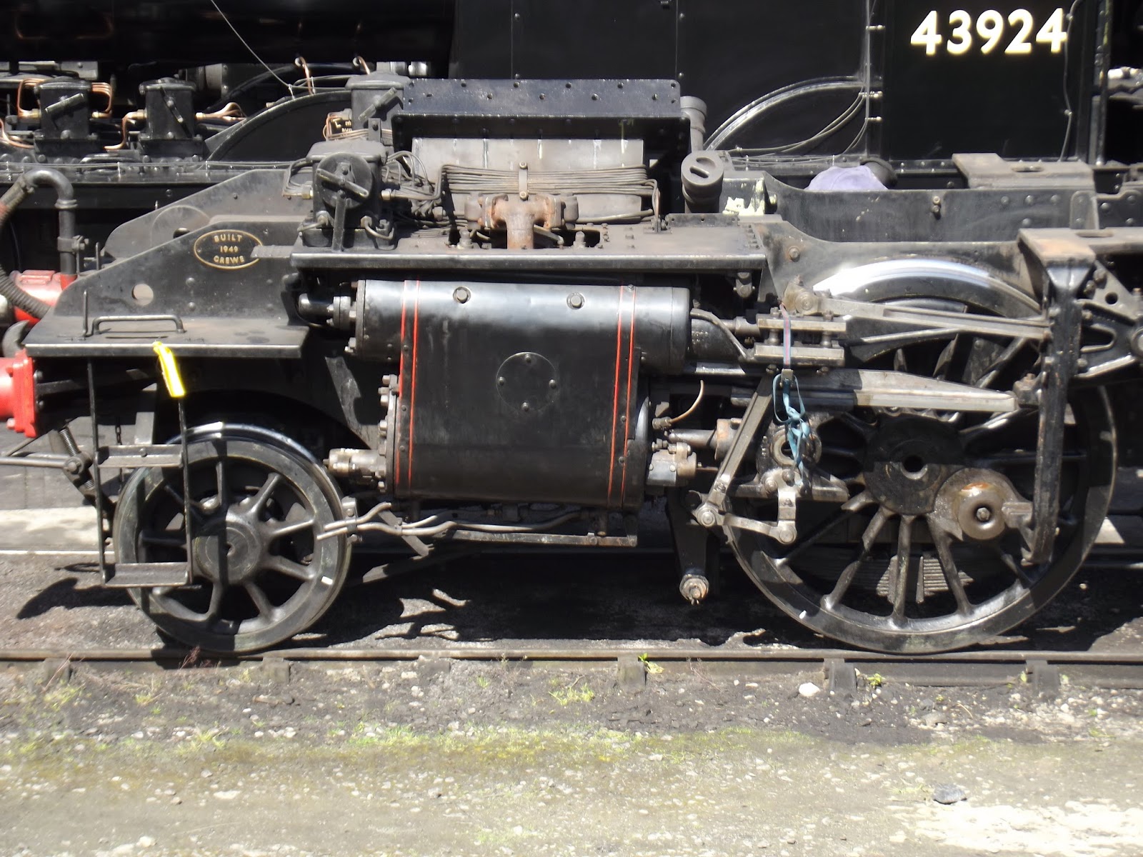 Steam Memories: Ivatt class 2 tank engine 41241, progress at Haworth