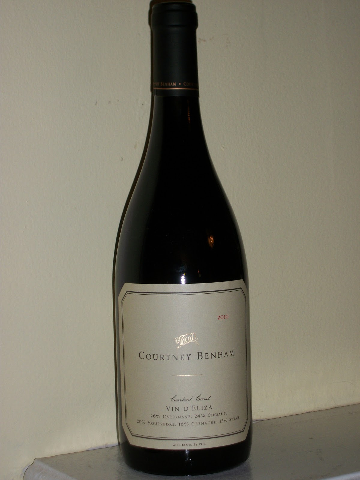 Gilbert Spills It: Wine Review: Courtney Benham Vin d'Eliza 2010