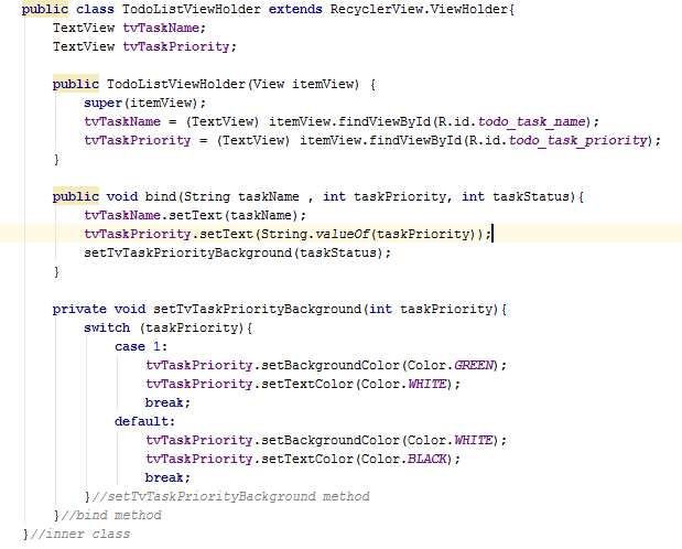 Display and Swipe-to-Delete Data in RecycleView using Cursor