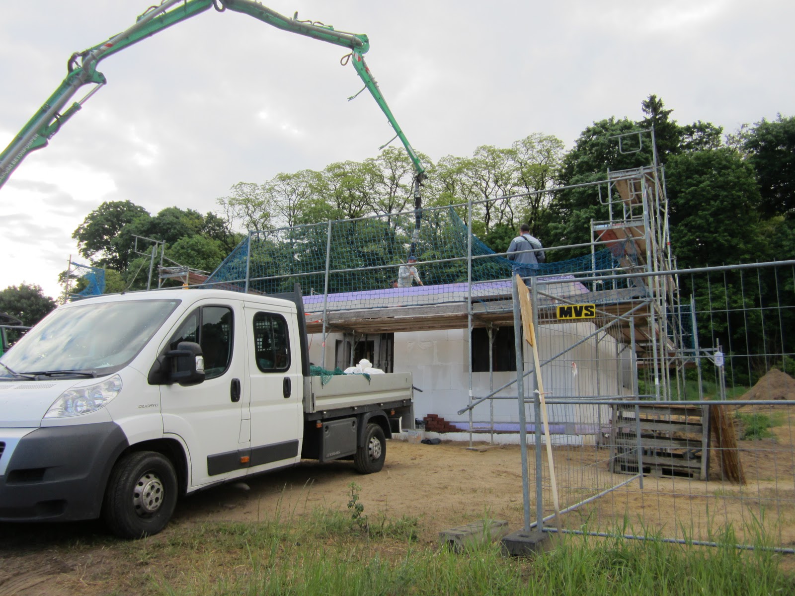 Unser Traum vom Haus : Betondecke gießen