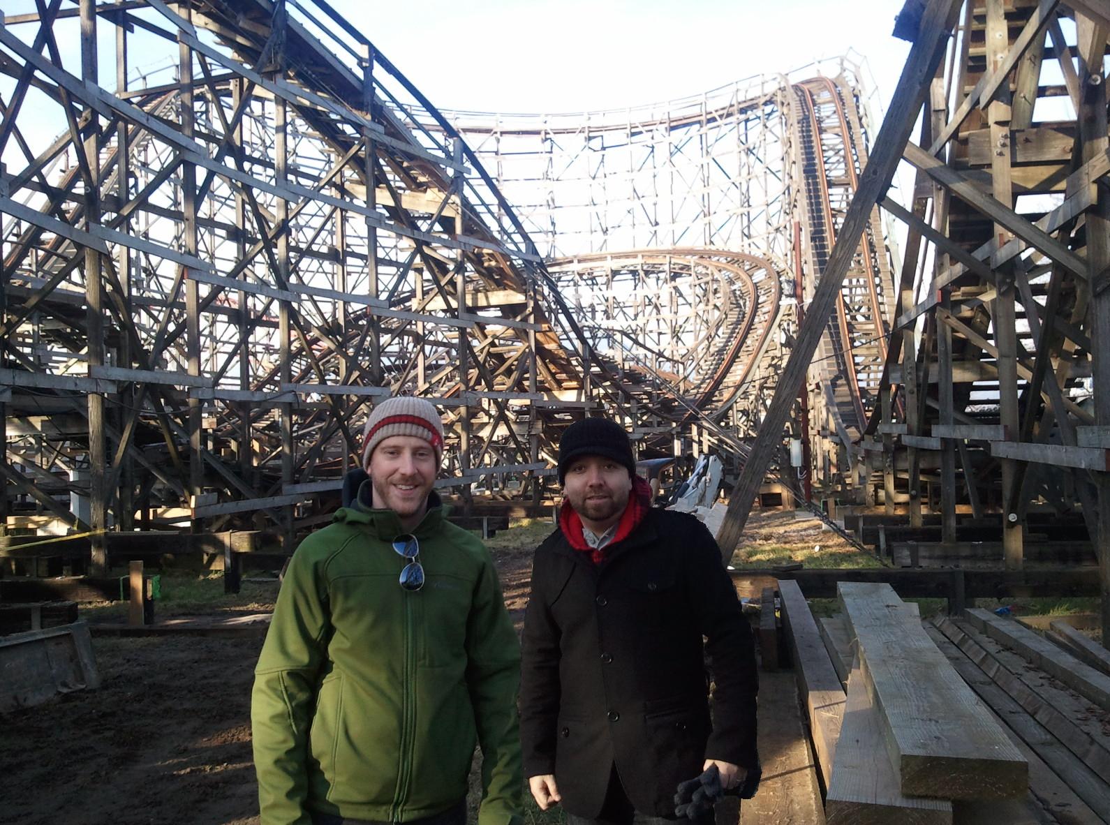 Lance Cardinal Creations: Inside "The Wooden Roller Coaster" at ...