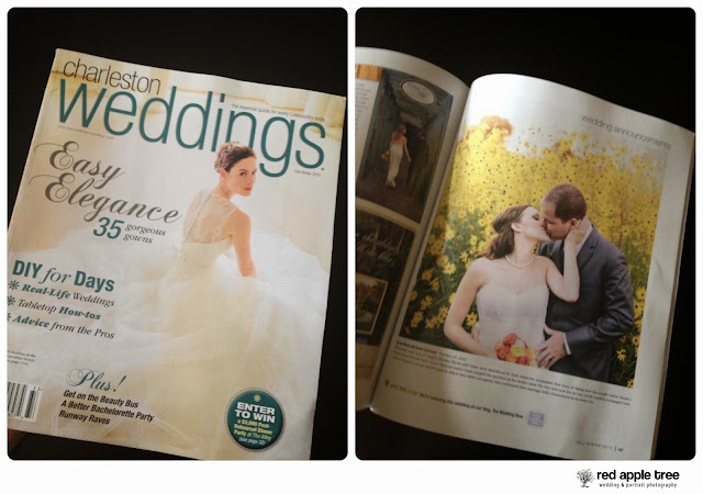 red apple tree photography: Charleston Wedding Magazine feature ...