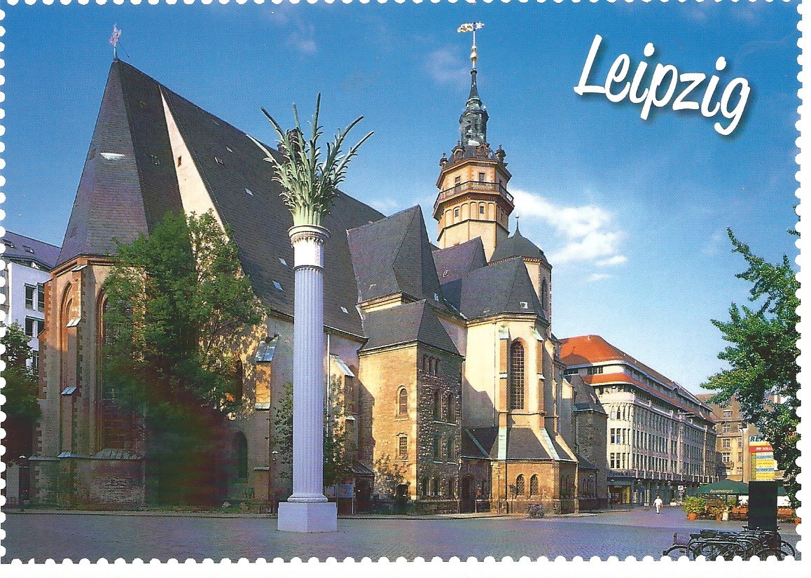 MY POSTCARD-PAGE: GERMANY ~ St. Nicholas Church - Leipzig
