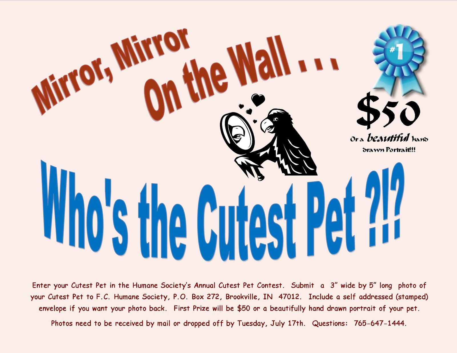 Franklin County Humane Society: Humane Society Cutest Pet Contest @ the ...