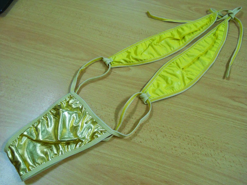 Fashion Care 2u L1639 Sexy Teddy Metallic Gold Lingerie