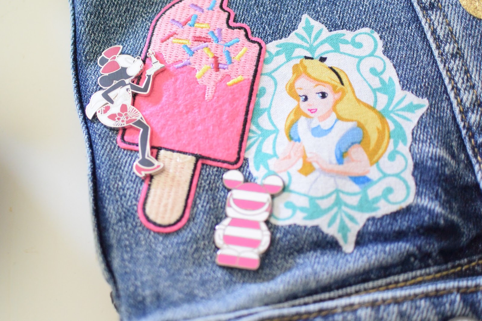 Disney Week DIY - Make Your Own Embellished Patch & Pin Covered Jacket ...