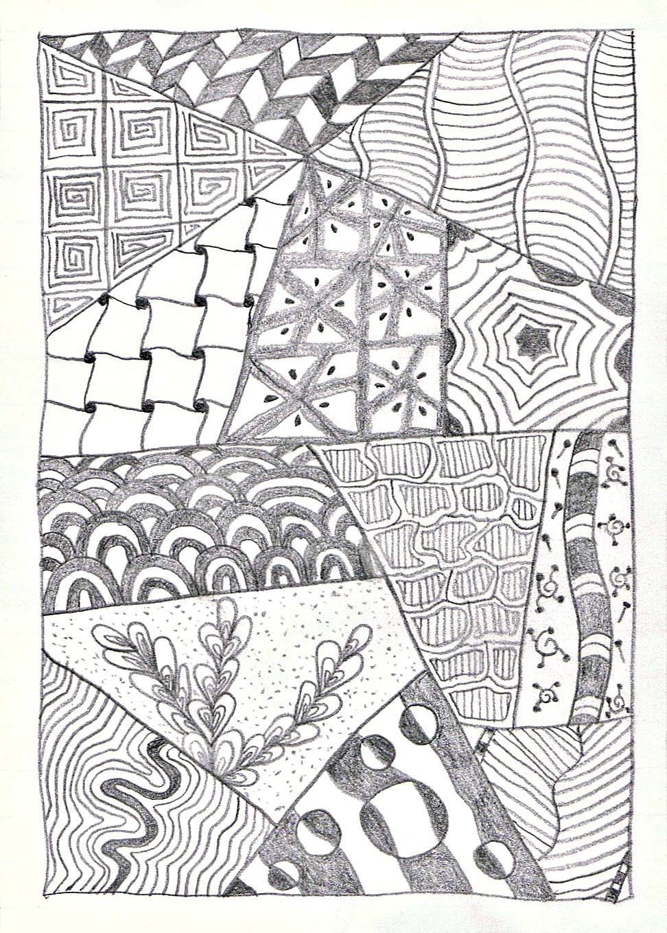 Two Cheeky Monkeys: I'm back for the year! (aka Zentangling fun)