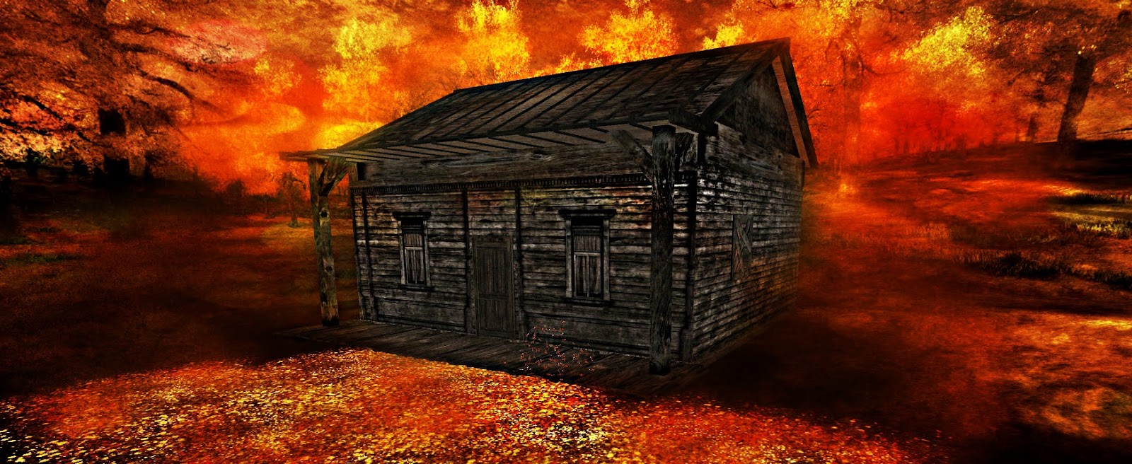 Dizzy Duckling Diary: Haunted cabin in the forest