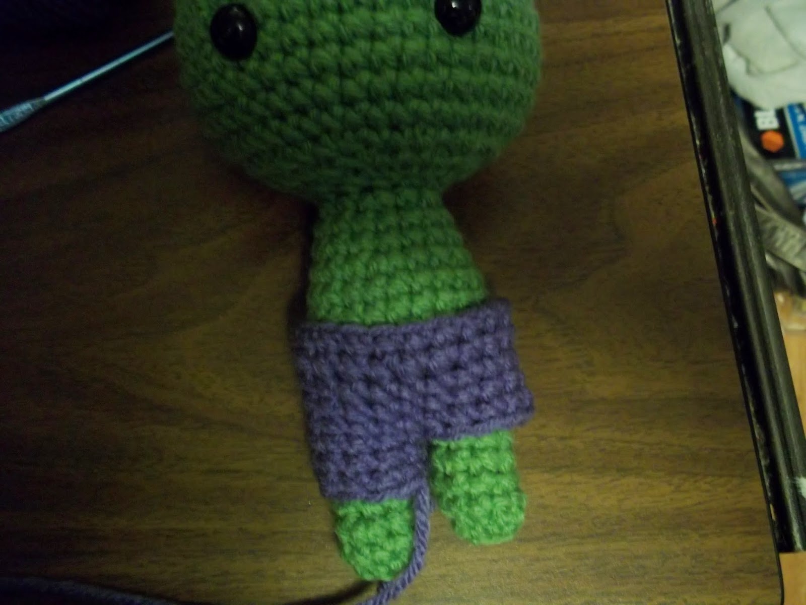 Eden is only a dream away: Little Crochet Hulk- Pattern
