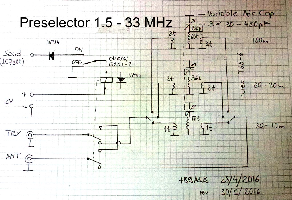 Anton's Funkperlen: A Preselector for the Icom IC-7300