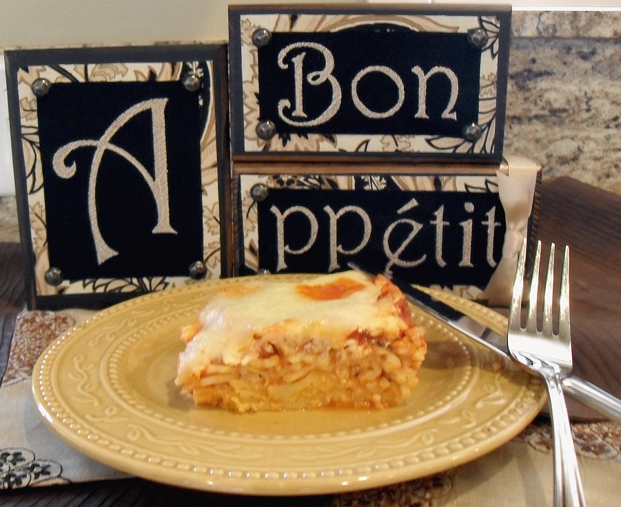 Aunt Peg's Recipe Box: Square Spaghetti