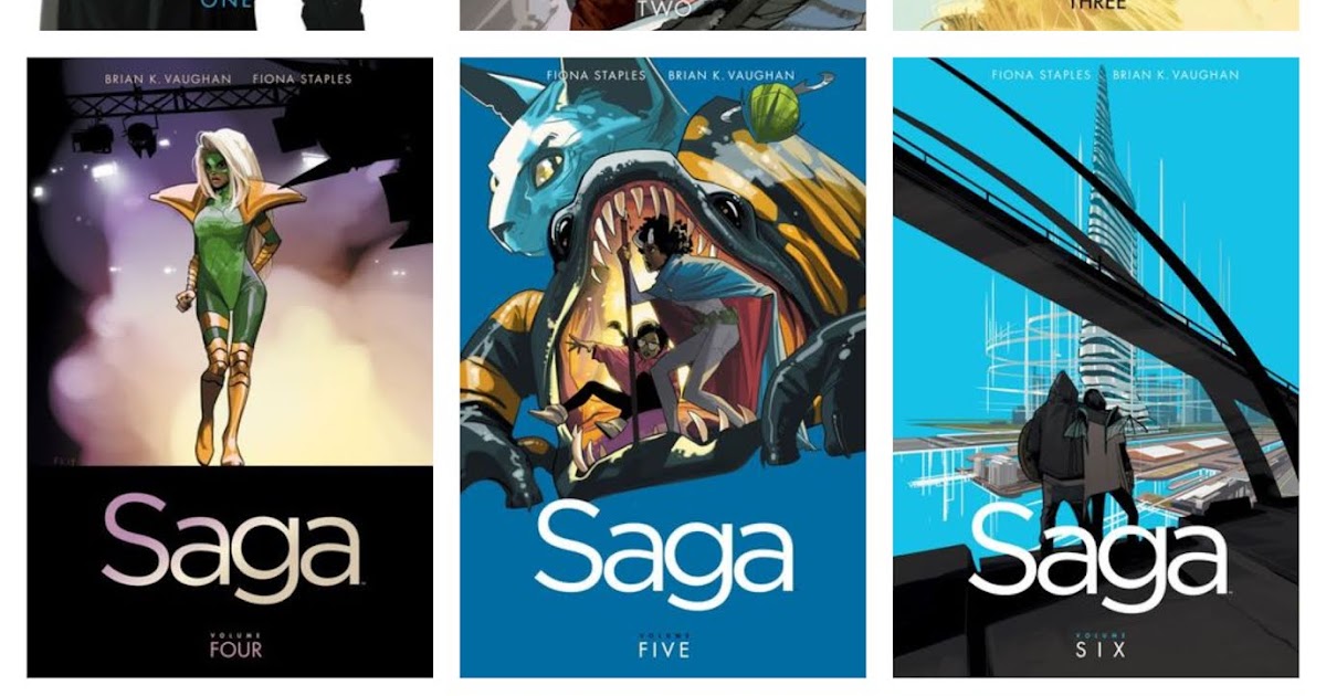 Lauren's Boookshelf: Graphic Novel Review: "Saga" Volumes 1-9 by Brian K. Vaughan & Fiona Staples