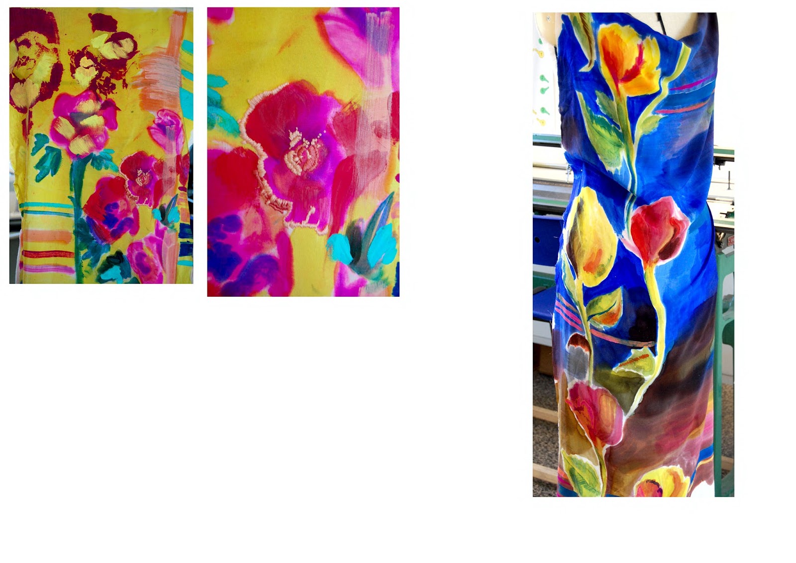 Sammy-Jo Stephenson Printed Textiles: hand Painted designs!!